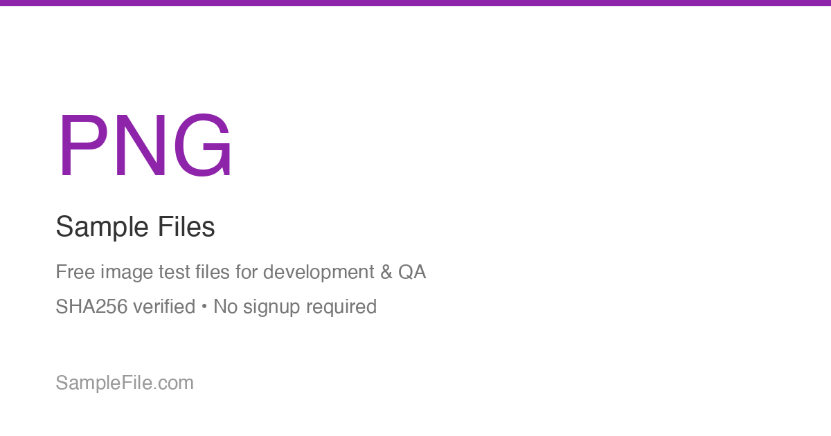 PNG Sample Image Files for Testing | SampleFile.com